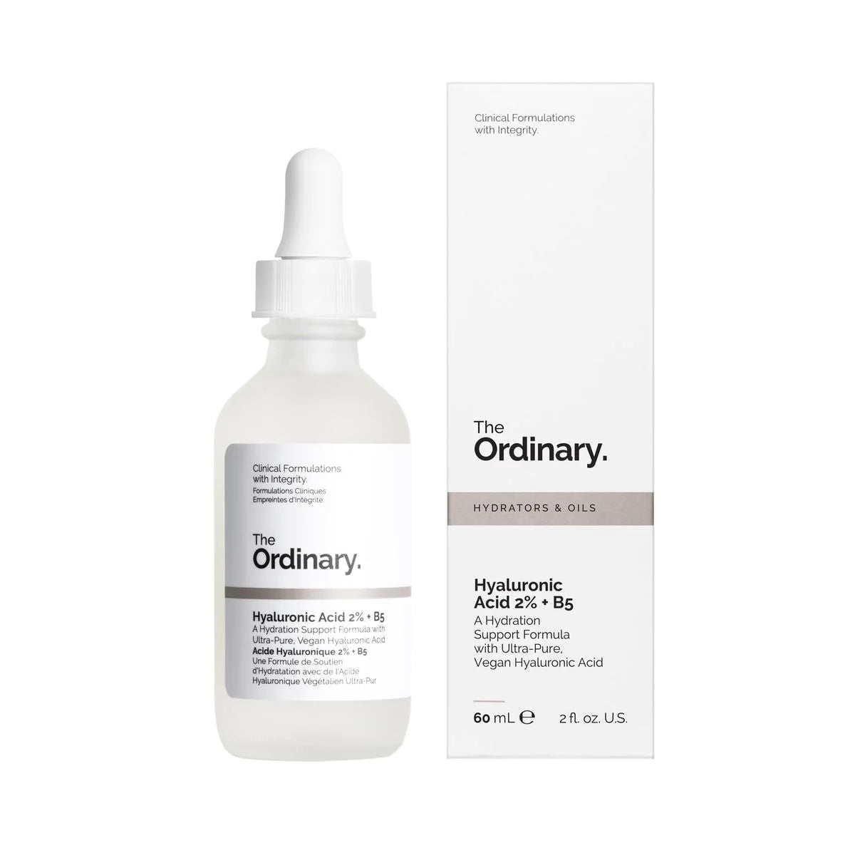 The Ordinary Hyaluronic Acid 2% + B5 60ml for Dehydrated & Dull Dry Sk ...